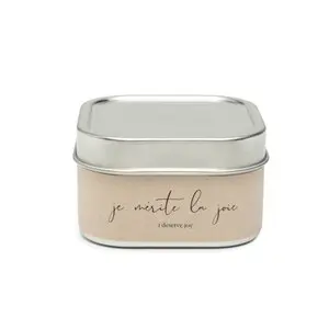 JE MÉRITE (I DESERVE) I Deserve Joy Honeydew Melon & Petrichor Wax Melt - White