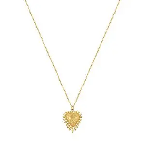 ZOË & MORGAN Heart Rays Necklace - Gold
