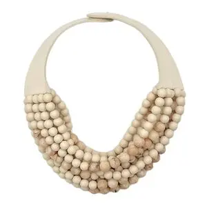 Fairchild Baldwin Neutrals / Marbella Horn Necklace - Brown
