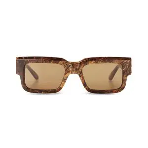 THE AVANTGUARD Vetiver Tortoiseshell Sunglasses Brown