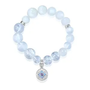 AUROZIA Five Elements Metal Bracelet - Silver
