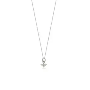 LIME TREE DESIGN Sterling Mini Bee Charm Necklace - Silver