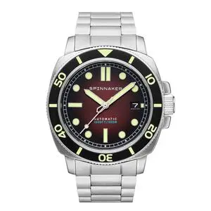SPINNAKER Hull Diver Japanese Automatic Watch - Red