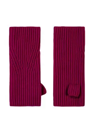 LOOP CASHMERE Cashmere Mitts - Red