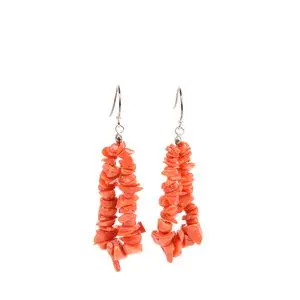 ADDICTED2 Emera Coral Dangle Earrings - Red