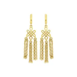 Zoë & Morgan Ether Knot Earrings - Gold