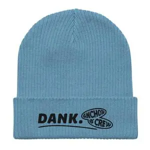 ANCHOR & CREW Organic Cotton Embroidered Beanie
