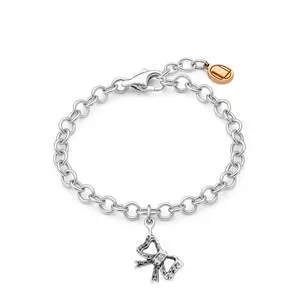 UNALOE Sterling Bow Bracelet - Silver