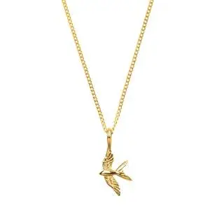 CHARLOTTE'S WEB JEWELLERY Swallow In Flight Necklace - Gold