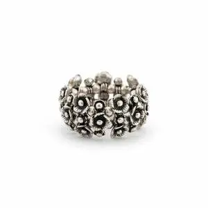 By Virgo Silver Tone Bracelets