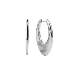 ZYNNIA COLLECTIVE Lume Hoops - Silver