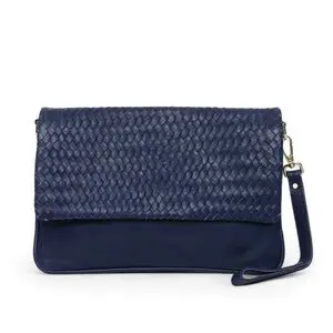 HIDES LEATHER CO. Artisan Travel Pouch - Blue