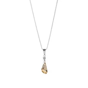 CHIARELLA 950 Sterling Silver Necklace With Zirconia
