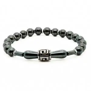 EBRU JEWELRY Healing Hematite Beaded Bracelet