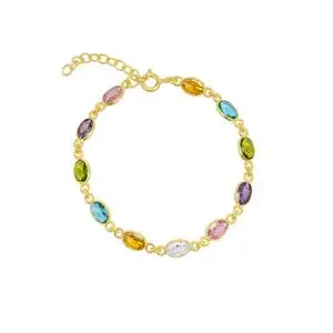 SPERO LONDON Gemstone Sterling Silver Bracelet - Gold