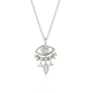 SPERO LONDON Eye Drop Sterling Necklace - Silver