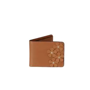 F3ROG BY RANA Tobacco Flower Wallet - Brown