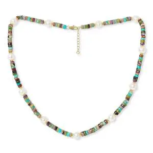 PEARLS OF THE ORIENT ONLINE Nova Cultured Freshwater Pearl Necklace - Blue