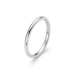 UNALOE Smooth Sterling Band - Silver