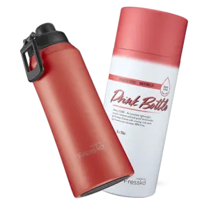 Fressko Core 1l/34oz Drink Bottle Watermelon - Red