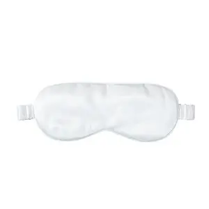 SOFT STROKES SILK Pure Mulberry Silk Eye Mask Set Of Two - White