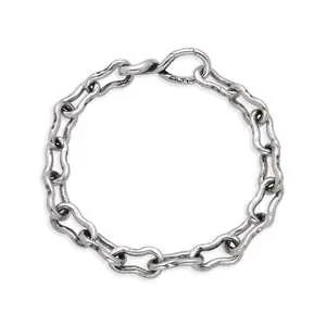 ALTAR™ ORNAMENTS CO. Relic Sterling Link Bracelet - Silver