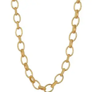 LILA RASA Oval Link Necklace - Gold
