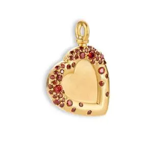 AELEA STUDIO Adora Heart Pendant - Red