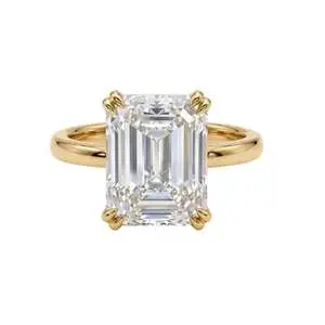 DAINTY LONDON Livia Octagonal Moissanite Ring