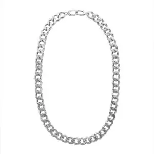 ONI Bold Cuban Link Necklace - Silver