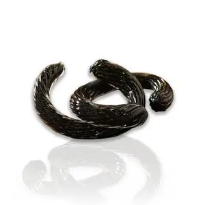 MARLETH Twisted Murano Glass Chain Sculpture