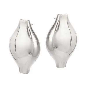 BIKO Amphora Stud Earrings - Silver