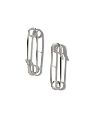 JAREDJAMIN Safety First Stud Earrings - Silver
