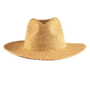SHADED THE LABEL Colona Natural Straw Fedora Hat