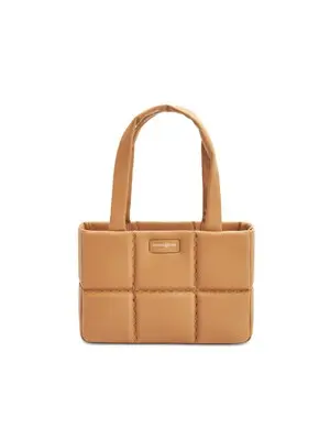 ORANGE CUBE Square Stitch Cushion Tote