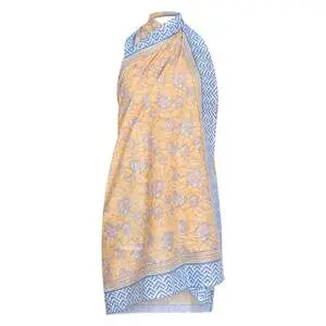 NOLOGO-CHIC Golden Rose Sarong Pink Yellow - Pink/yellow