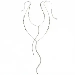 HEATHER HAWKINS Gypsy Draped Lariat Labradorite Necklace - Blue