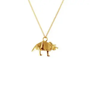 ORIGAMI JEWELLERY Mini Triceratops Necklace