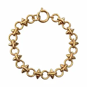 IN CAUDA VENENUM Cult Spike Bracelet - Gold