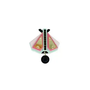 GISSA BICALHO Acrylic Papaloti Brooch - Green
