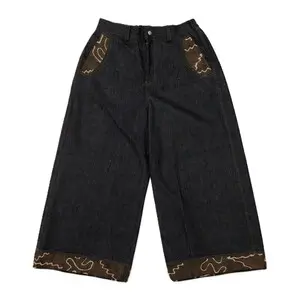 ZASTASTUDIO Blended Denim Wide-leg Pants