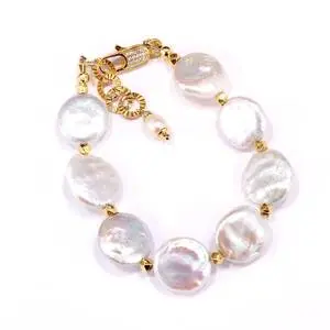 MINERALGEMS ✩ STUDIO Pearl Bracelet - White