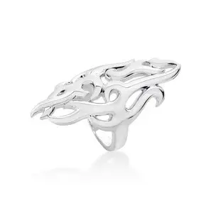 LUCY QUARTERMAINE Lucy Quartermaine Sterling Silver Air Ring Silver
