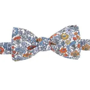 LE COLONEL May Fields Liberty Bow Tie - Blue