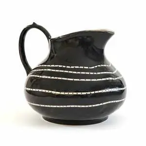 Lali Design Studio Aura Porcelain Pitcher - Black