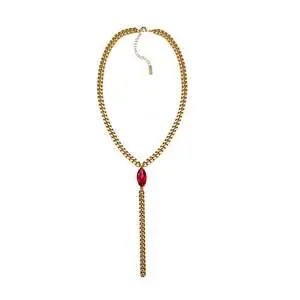 ADRIANA PAPPAS DESIGNS Marquise Lariat - Red