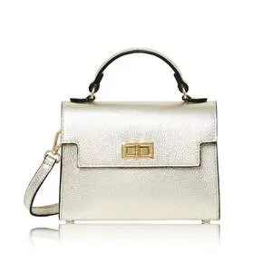 BETSY & FLOSS Forli Top Handle Handbag - Gold