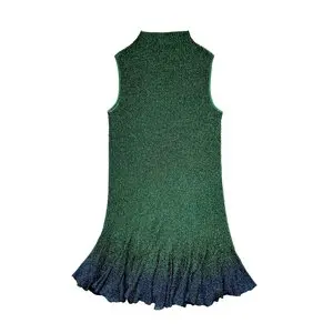 ARTO. Lurex Metallic Ribbed Knit Dress - Green