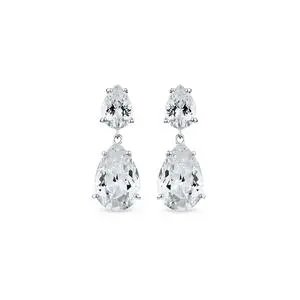 SALLY SKOUFIS Sterling Silver Earrings - White