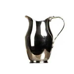 ANATOLIACRAFT Tone Copper Water Pitcher - Silver